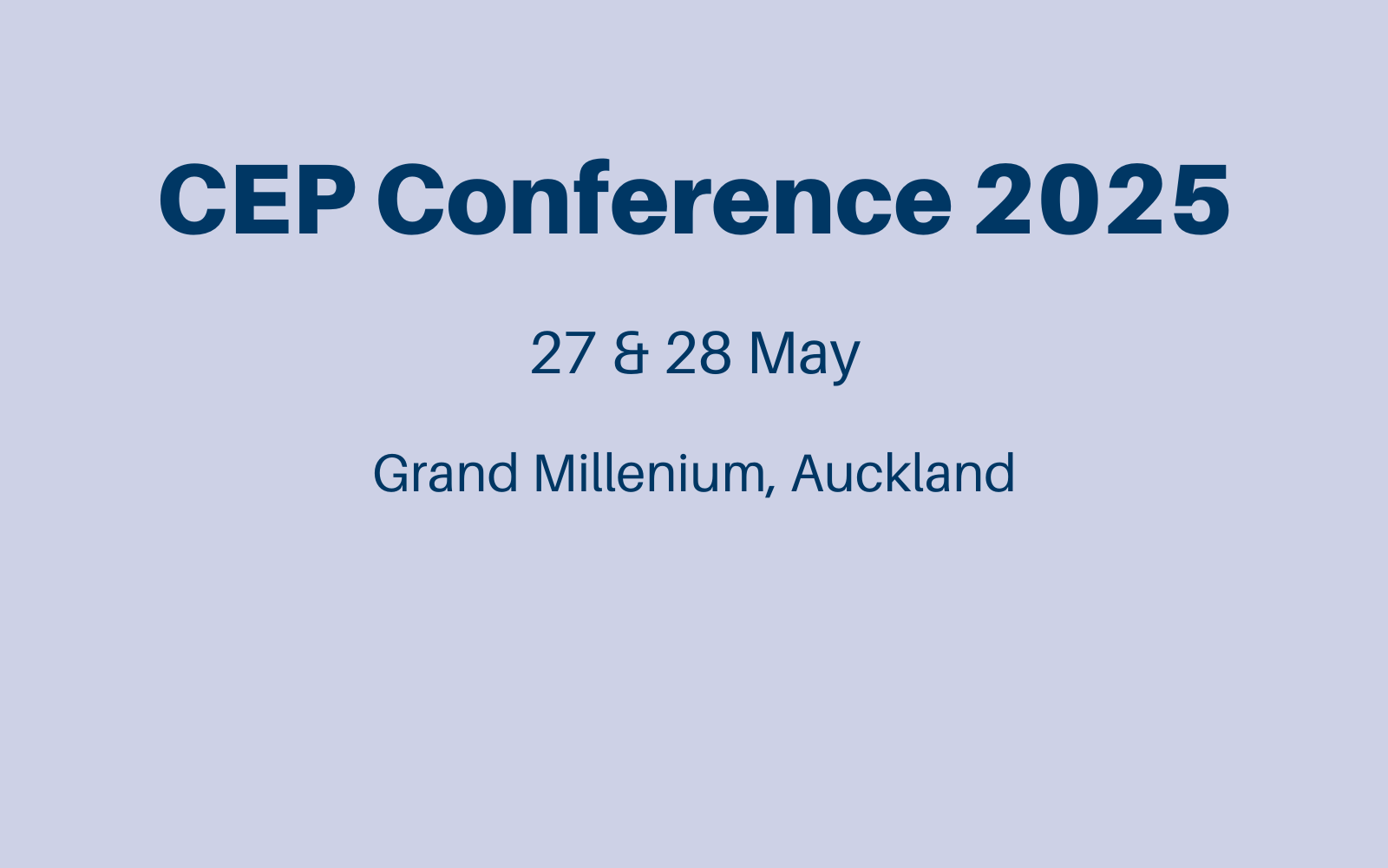 CEP Conference 2025 - Carbon and Energy Professionals